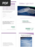 Dextile Anatomical Mesh Brochure | PDF