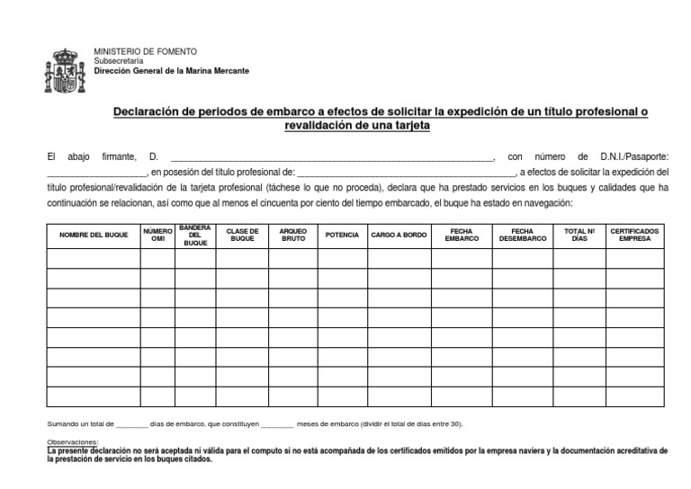Anexo 3 Embarques | PDF