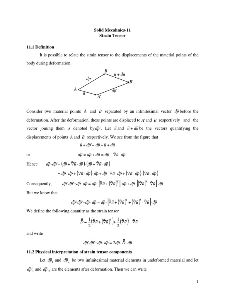 Solid Mechanics 11 | PDF | Deformation (Mechanics) | Space
