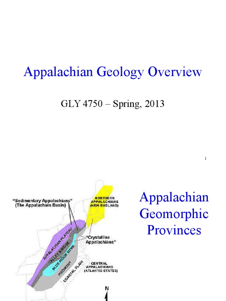 Appalachian Geology Overview S13-Class | PDF | Structural Geology | Geology