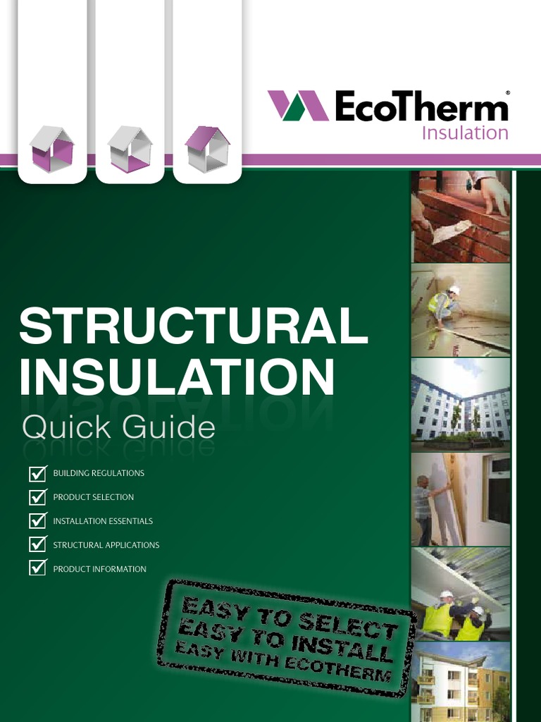 EcoTherm Structural Insulation Quick Guide Aug 2015 | PDF | Drywall ...