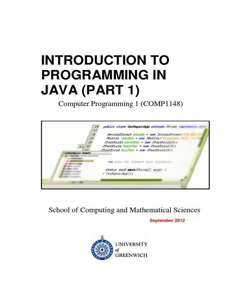 Workbook 1 PDF | PDF | Java (Programming Language) | Information Technology Management