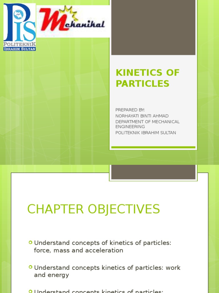 Kinetics of Particles: Forces, Motion and Equations | PDF ...