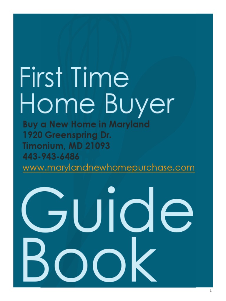 First Time Home Buyer Guide | PDF | Fha Insured Loan | Federal Housing ...