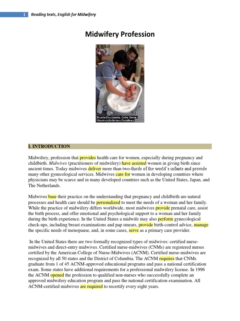 Chapter 1 PDF | PDF | Midwife | Midwifery