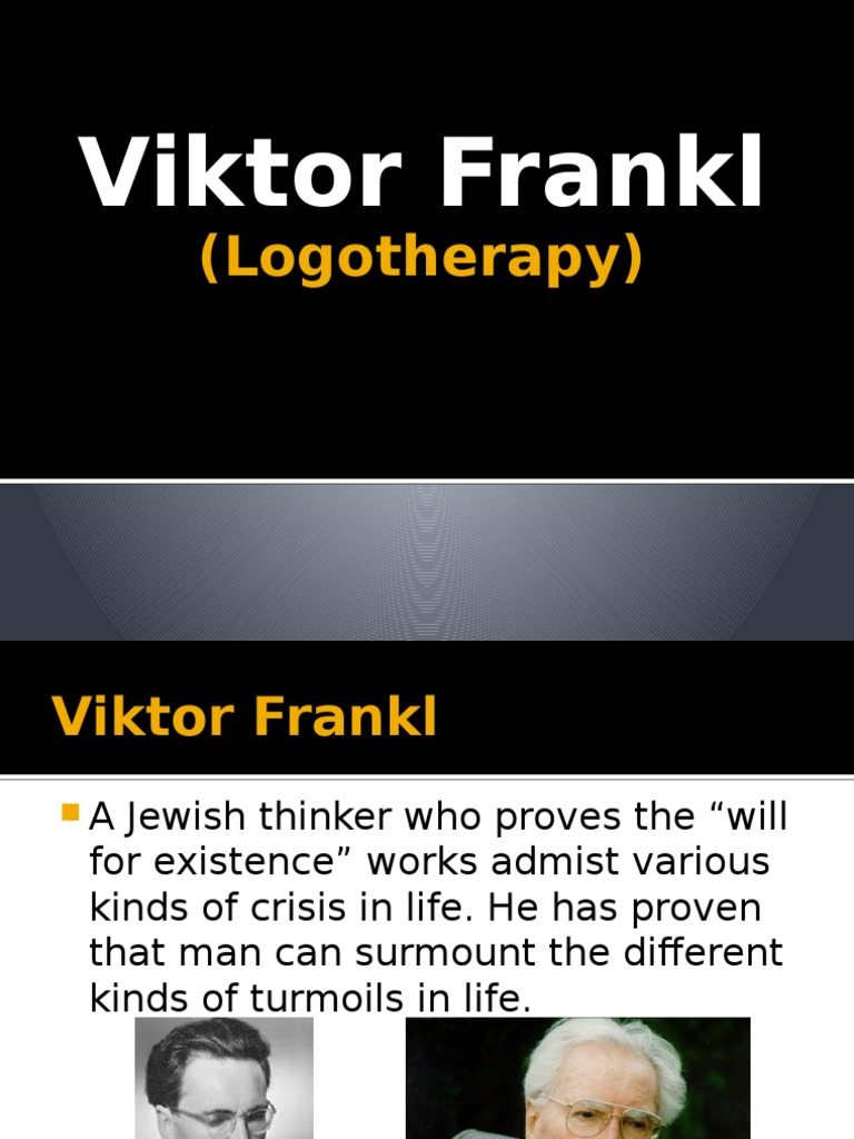 Logotherapy | PDF | Philosophical Movements | Philosophical Theories