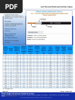 11kV 3 Core PILC SWA BS6480 Cable Specification | PDF | Wire | Cable