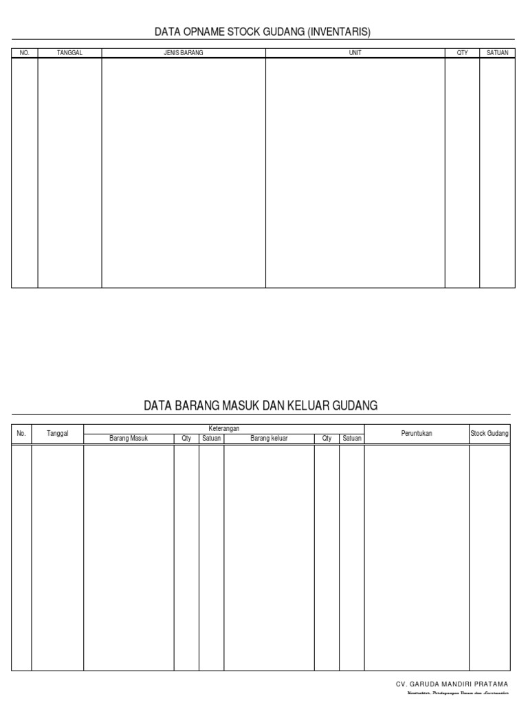Laporan Logistik | PDF