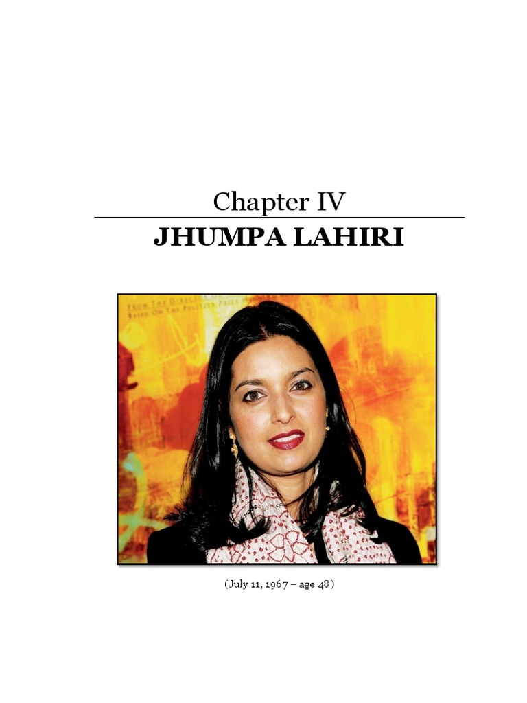 Jhumpa Lahiri: An Analysis of Her Life, Works, and Exploration of ...