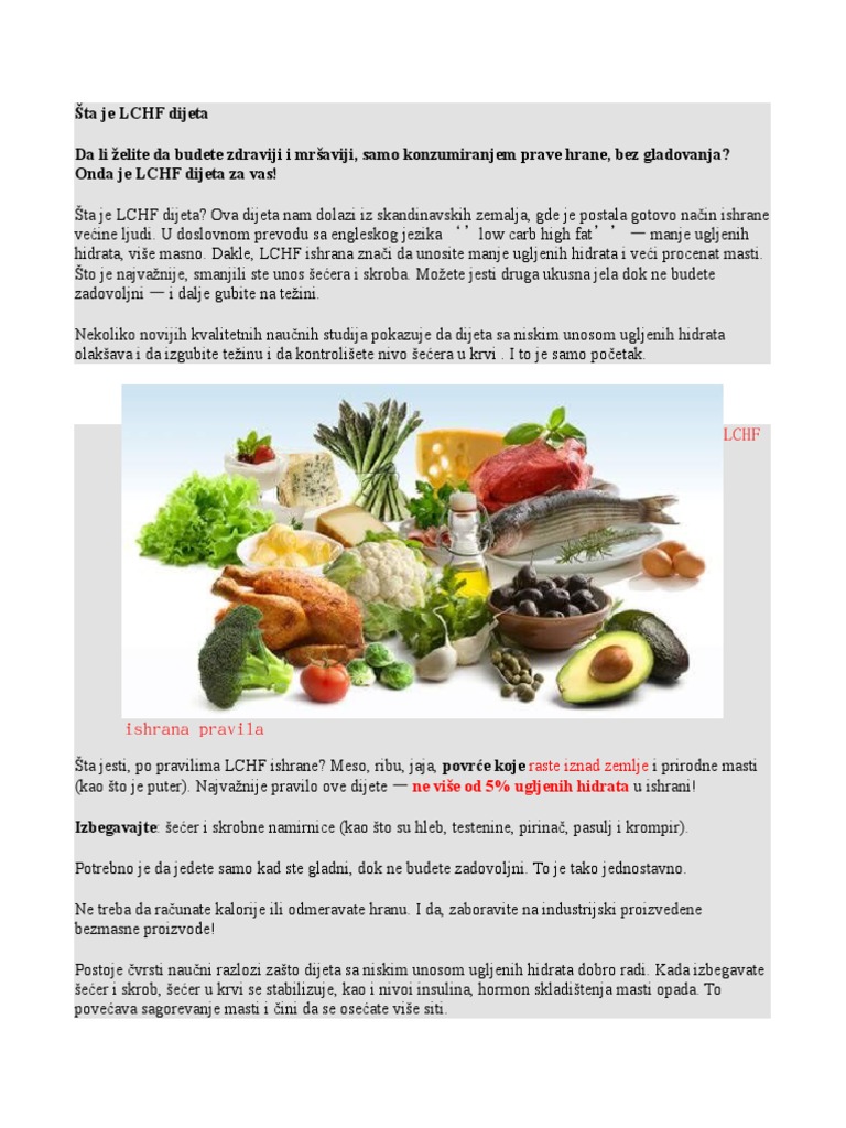 LCHF Ishrana | PDF