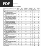 Mindful Attention Awareness Scale (MAAS) | PDF | Attention | Awareness