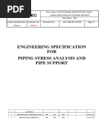 Piping Stress Analysis Design Basis | PDF | Friction | Pipe (Fluid ...