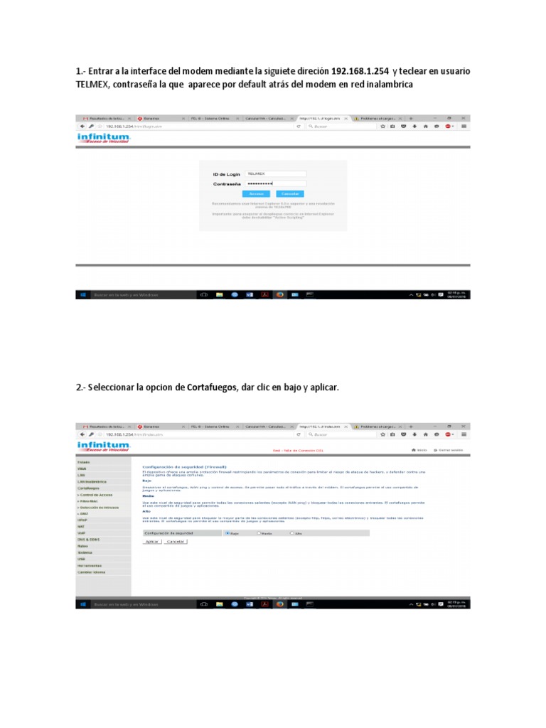 Manual para Configurar El Modem Arcadyan | PDF