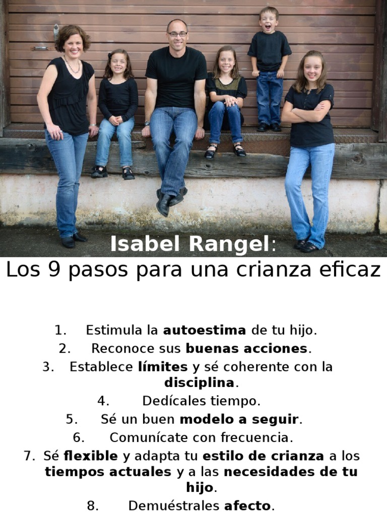 5 - Isabel Rangel Los 9 Pasos para Una Crianza Eficaz | PDF