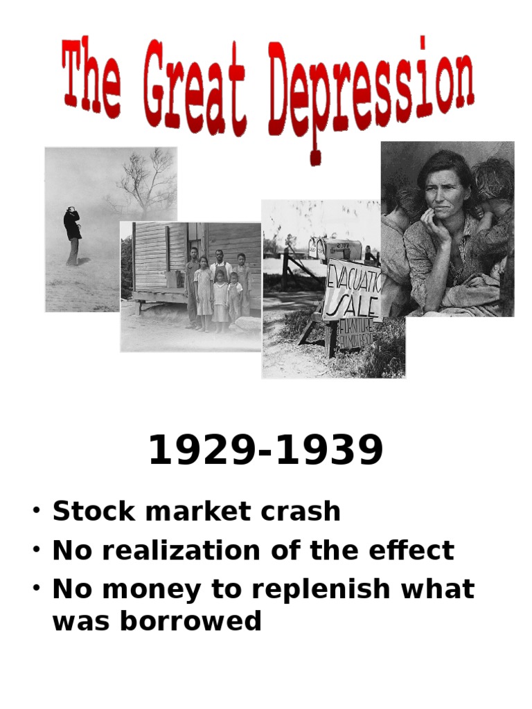 Great Depression 1929 | PDF | Great Depression | Stocks