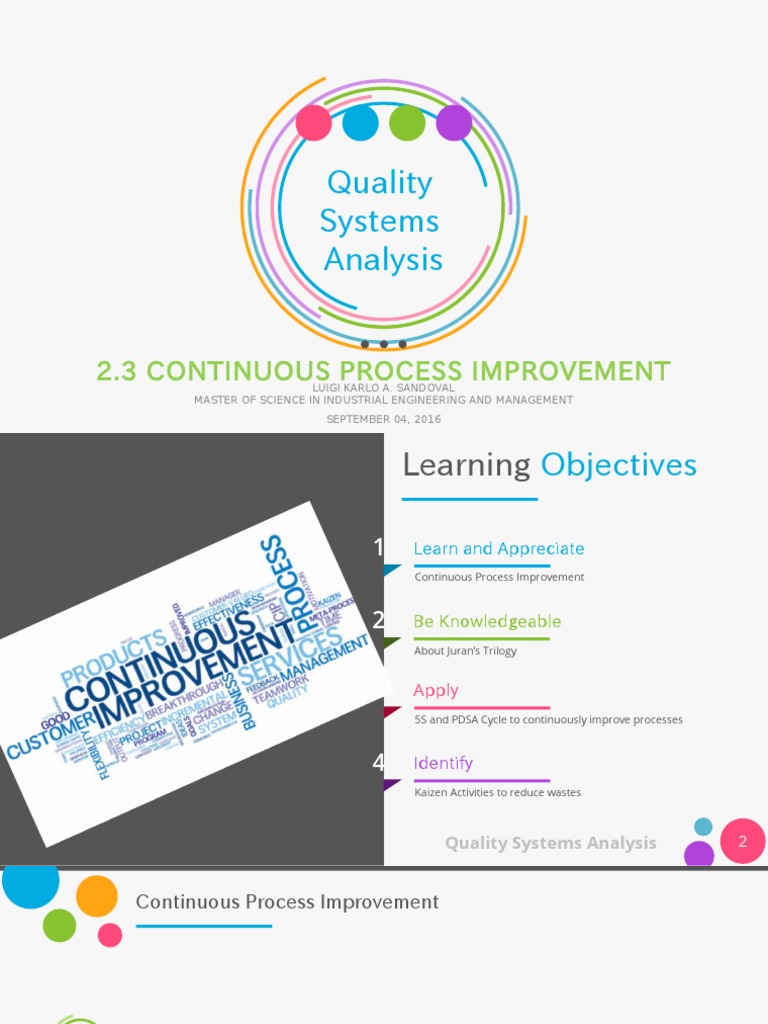 Continuous Process Improvement | PDF | Process Management | Quality Management