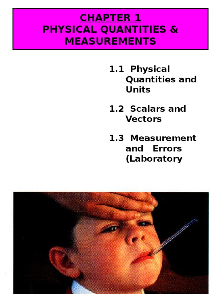 Physical Quantities and Measurements Guide | PDF | Euclidean Vector | Kilogram