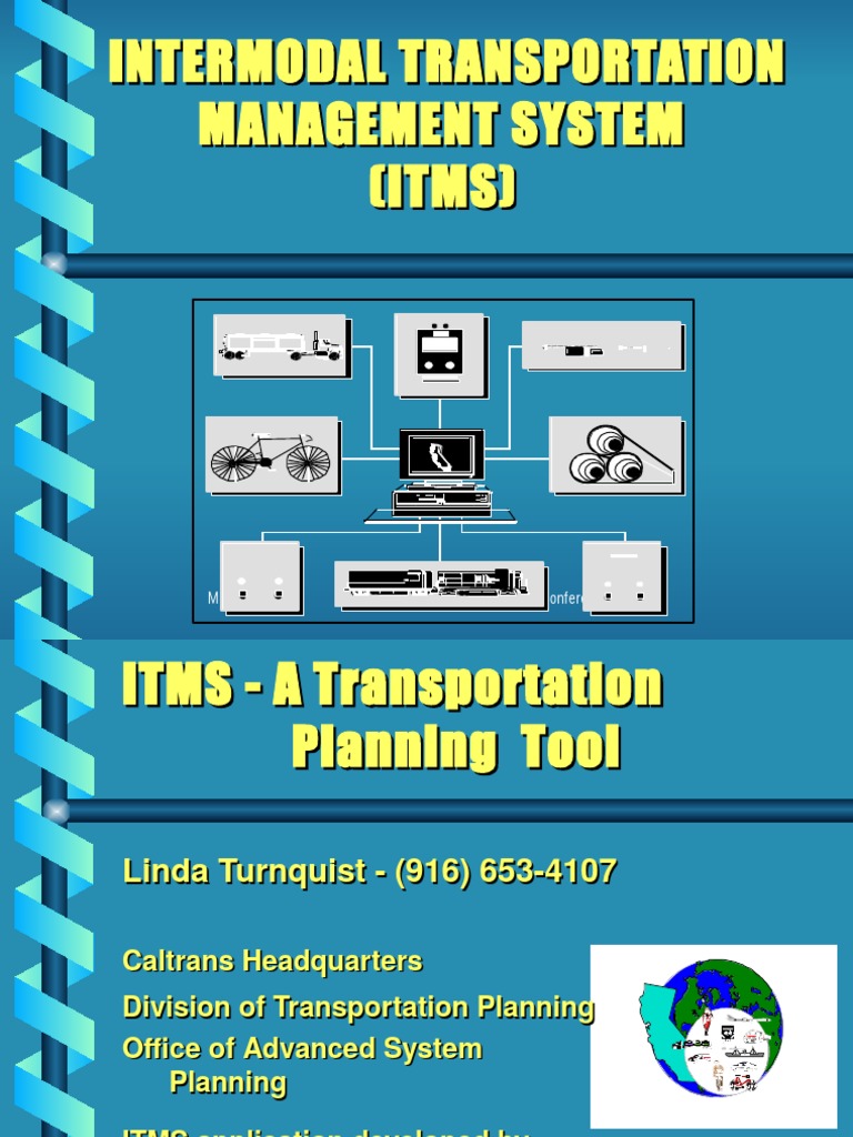 Intermodal Transportation Management System (ITMS) | PDF | Geographic ...
