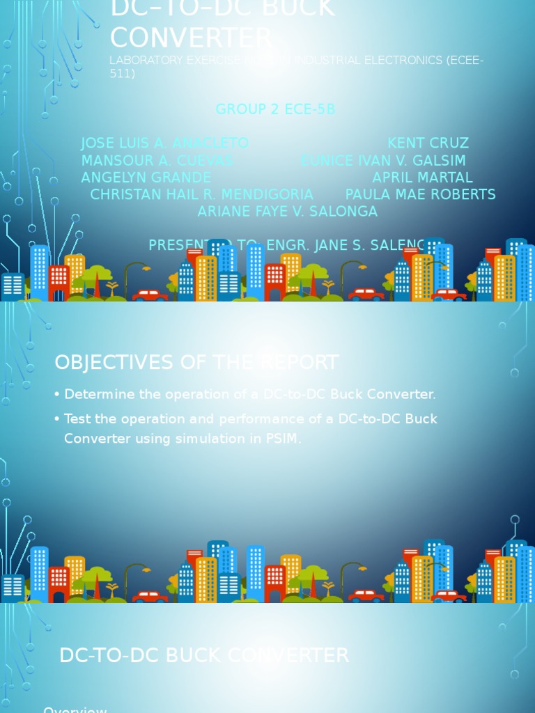 Buck Converter Using PSIM | PDF