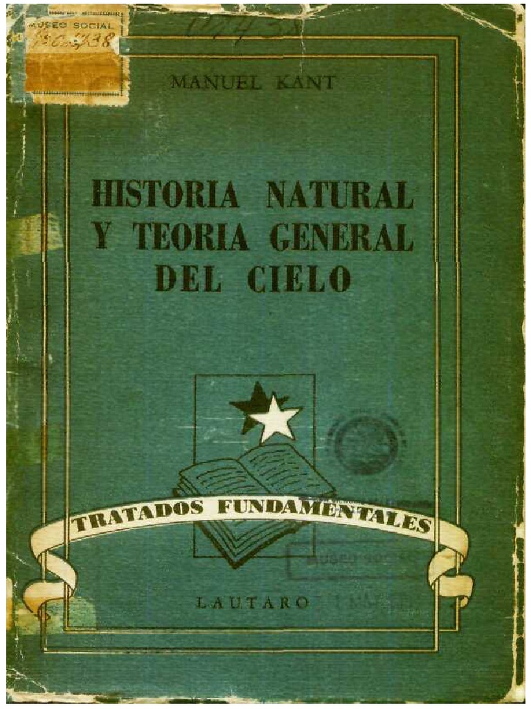 Historia natural y Teoría General del cielo - Immanuel Kant | PDF | Immanuel Kant | Planetas