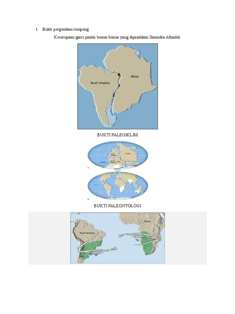Bukti Pergerakan Lempeng | PDF