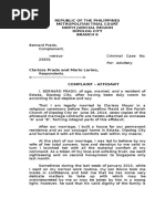 Sample Complaint - Civil Case | PDF | Lawsuit | Complaint