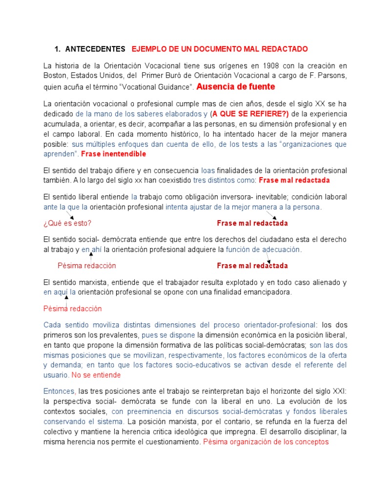 729844414.ejemplo de Un Documento Mal Redactado