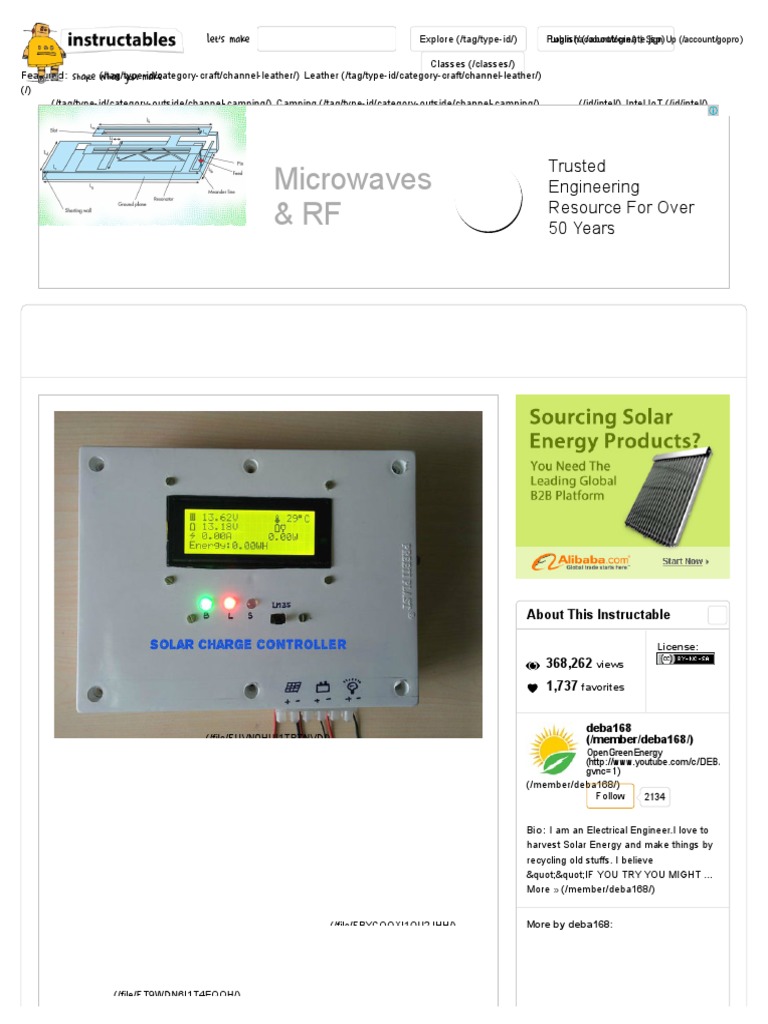 Arduino Solar Charge Controller (Version 2 | PDF | Battery Charger | Battery (Electricity)