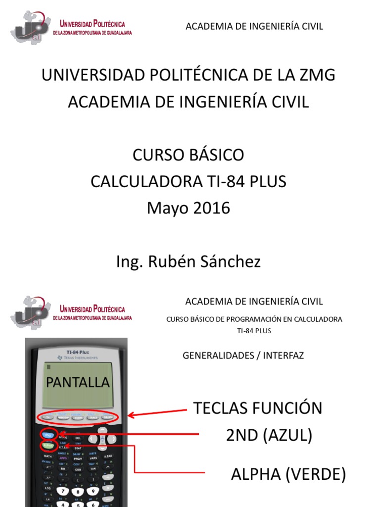 Programación y Gráficos TI-84 PLUS | PDF | Calculadora | Programa de computadora
