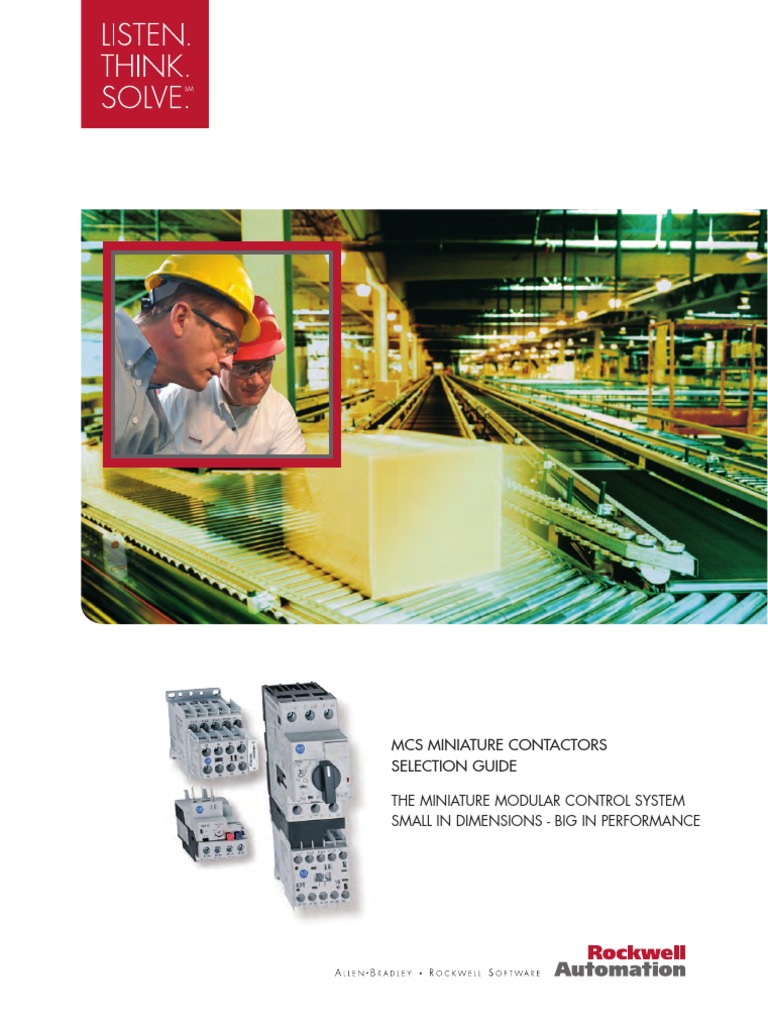 Mcs Miniature Contactors Selection Guide: The Miniature Modular Control ...
