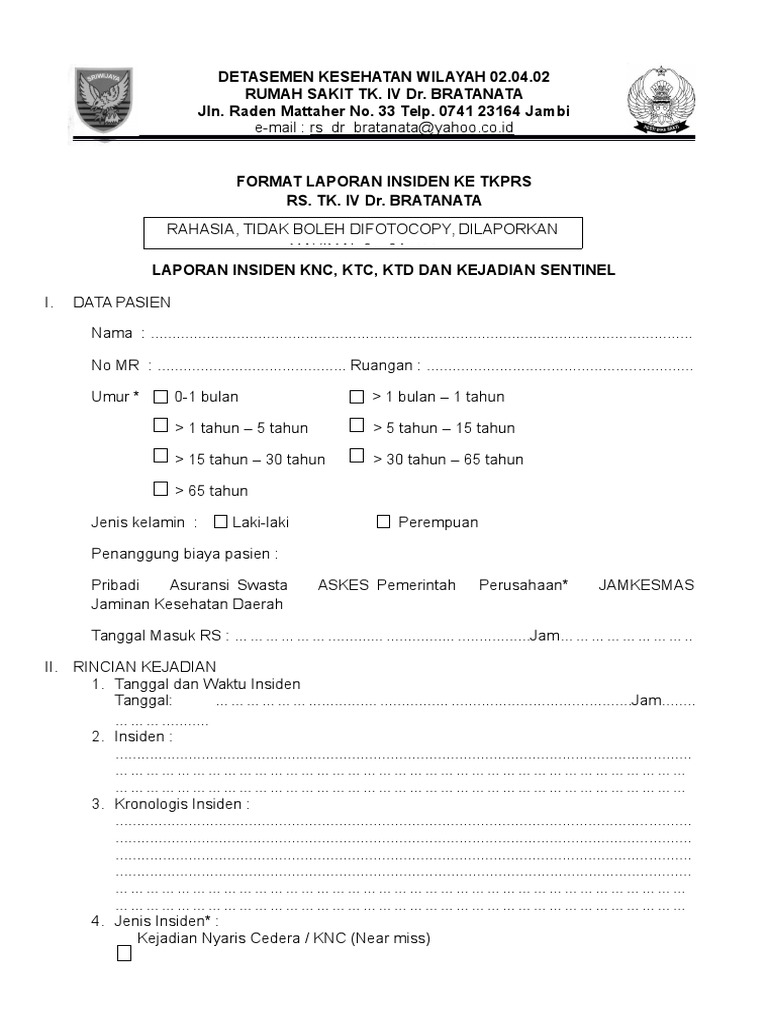 Format Laporan Ikp | PDF