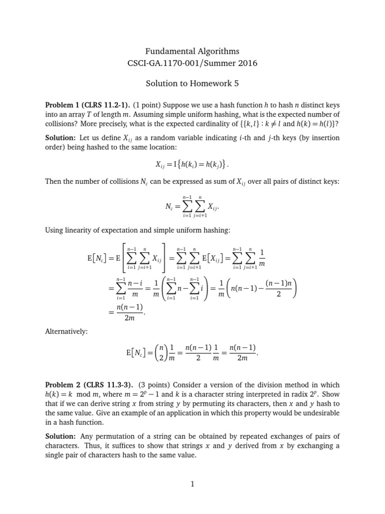 Hw05 Solution Pdf Pdf Computer Programming Mathematical Concepts 6944
