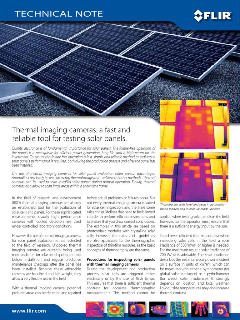 Solartech en | PDF | Thermography | Solar Panel