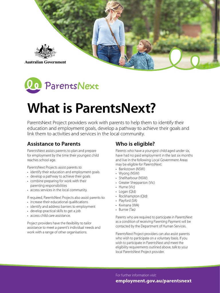 ParentsNext: A Program to Assist Parents in Developing Education and ...