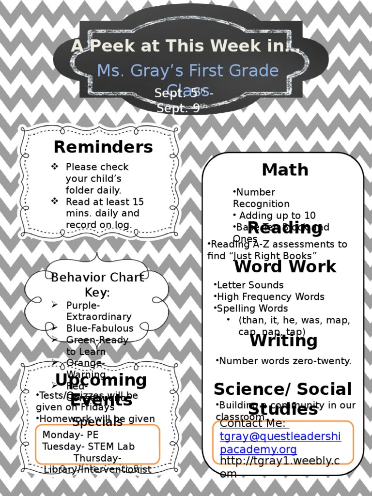 Ms Gray Newsletter | PDF