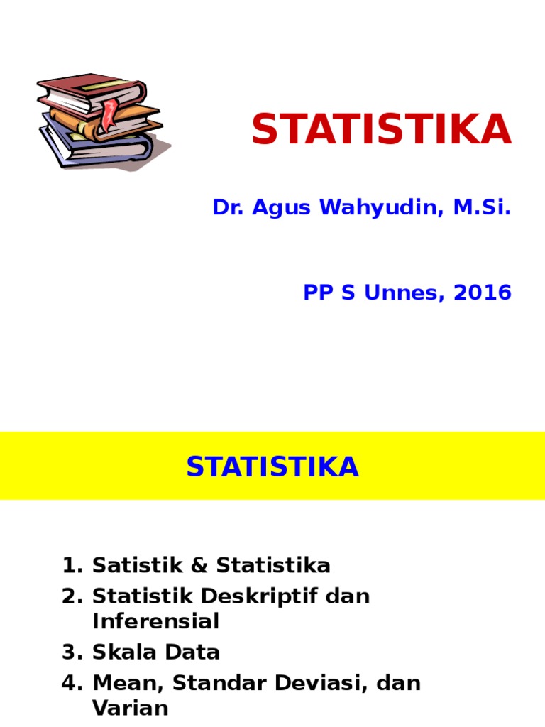 Konsep Dasar Statistika | PDF