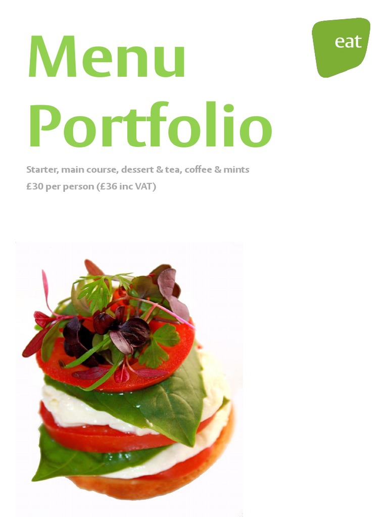 Eat - Portfolio Menu 11 | PDF