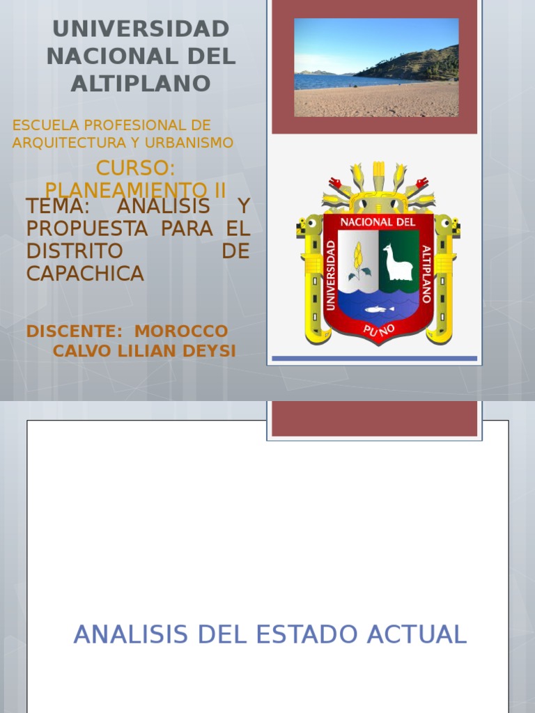 Análisis del Distrito de Capachica | PDF | Naturaleza