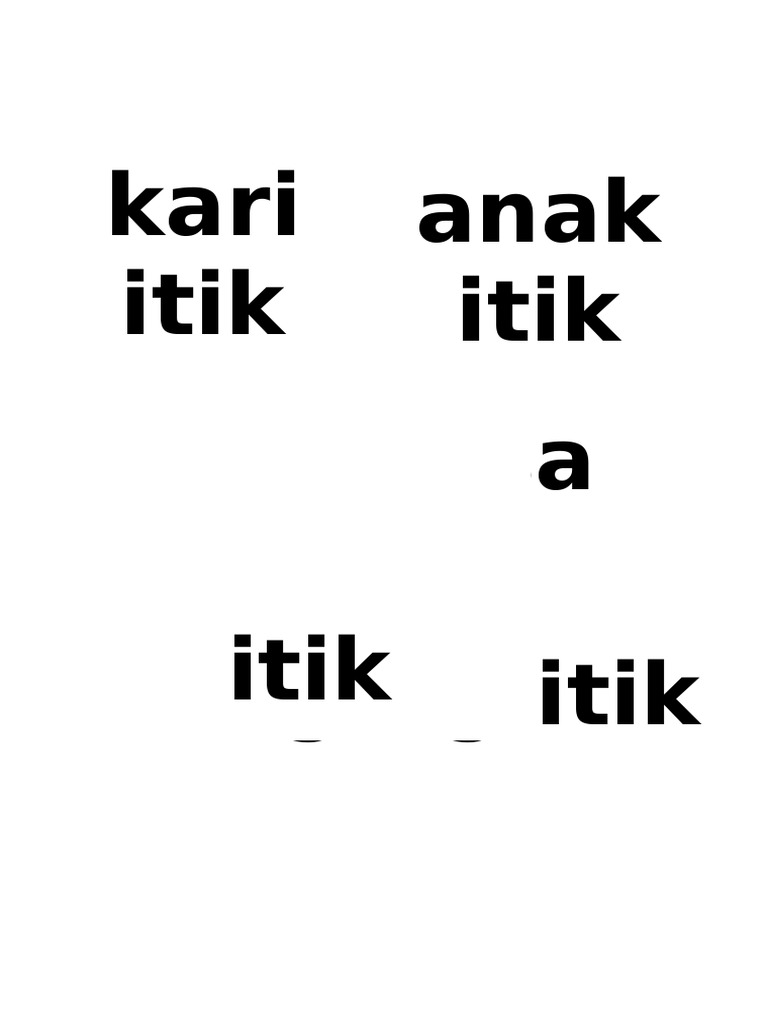 Teka Teki Perkataan | PDF