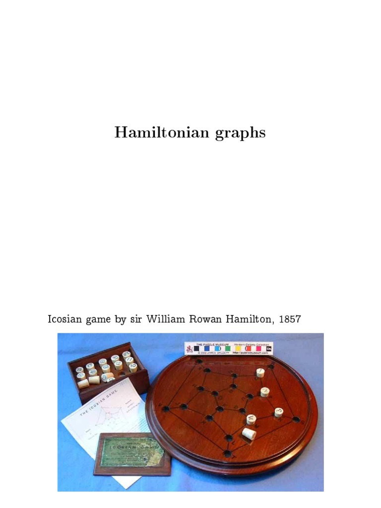 Hamiltonian Graphs | PDF | Mathematical Relations | Discrete Mathematics Hamiltonian Graphs | PDF | Mathematical Relations | Discrete Mathematics