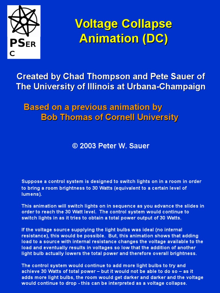 Voltage Collapse Explained | PDF