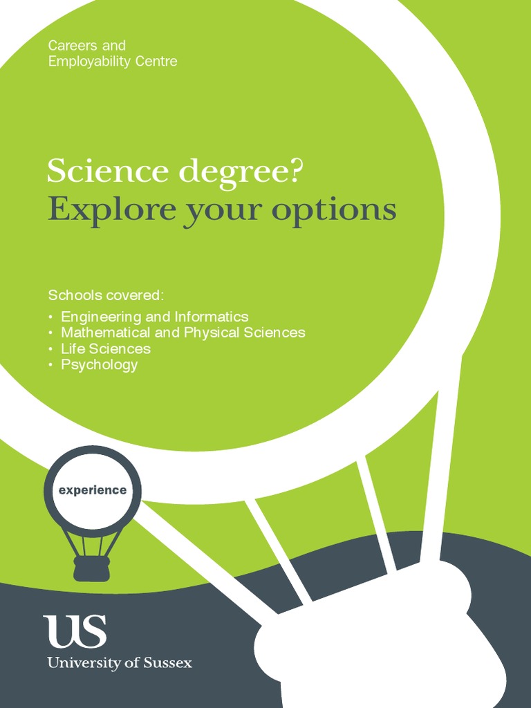 Explore Your Options: Science | PDF | Academic Degree | Science