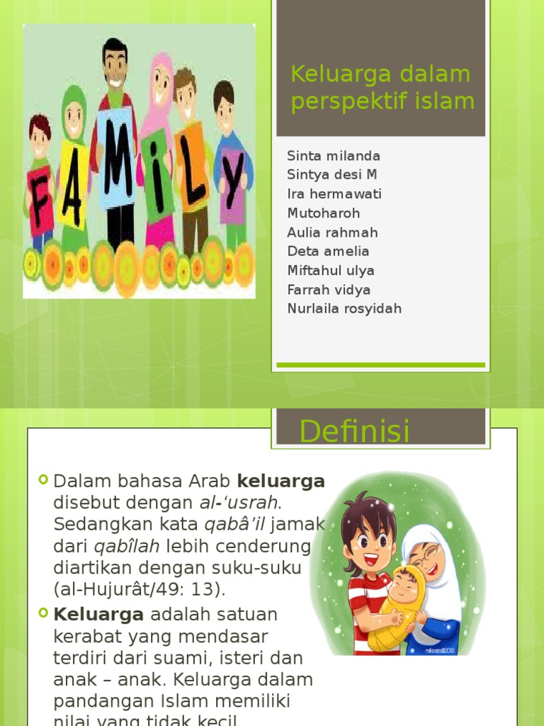 Keluarga Dalam Perspektif Islam | PDF