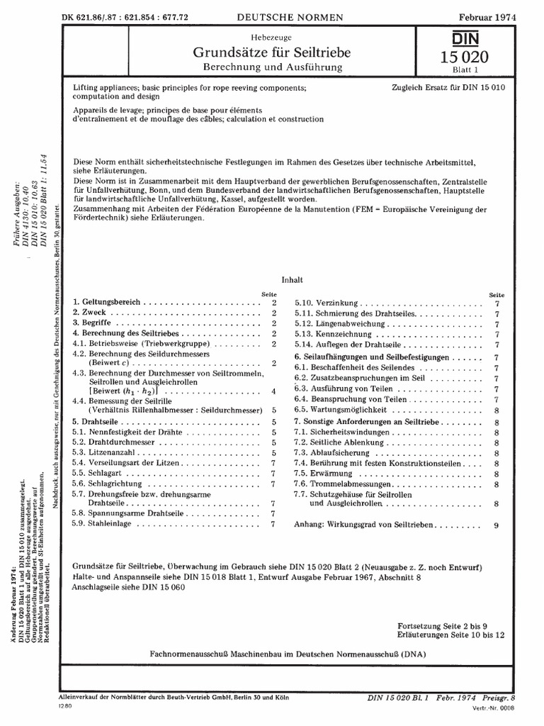 Din 15020-1 | PDF