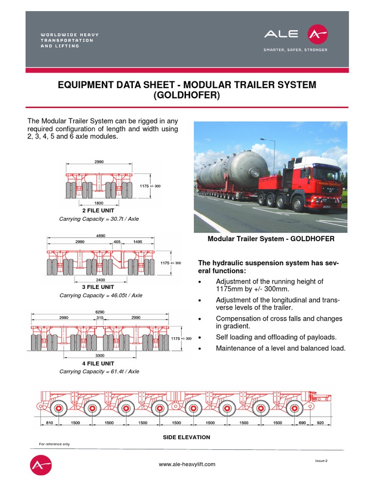 Goldhofer Modular Trailer System Guide | PDF