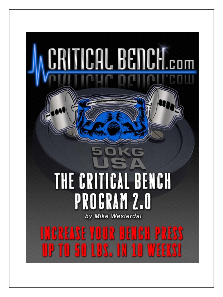 The Critical Bench Program Full | PDF | Self-Improvement