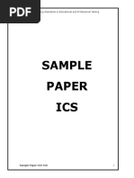 BUITEMS Entry Test Sample Paper NAT IE | PDF | Chemical Elements | Wire