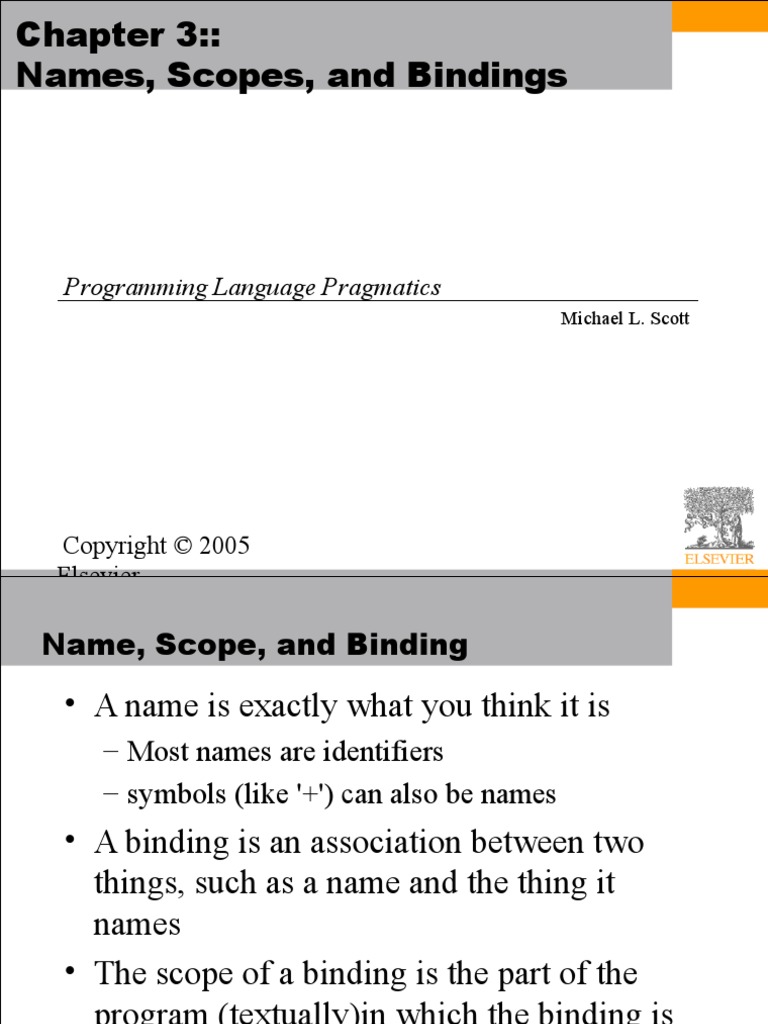 Programming Language Pragmatics: Elsevier | PDF | Scope (Computer Science) | Subroutine