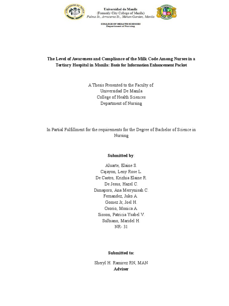 Milk Code Final Output v2.0 | PDF | Infant Formula | Breastfeeding