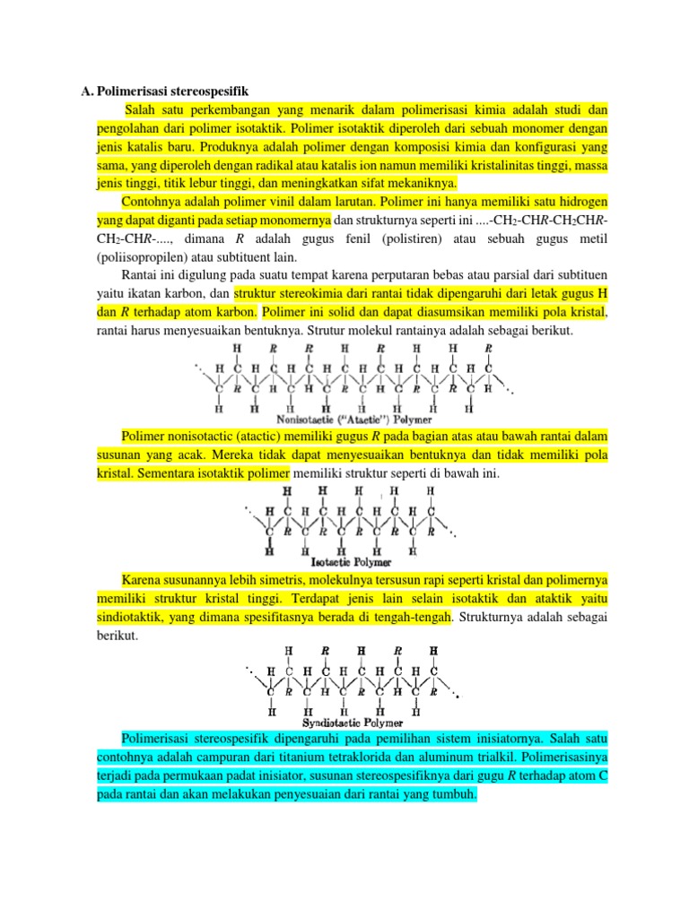 Polimerisasi 3 | PDF